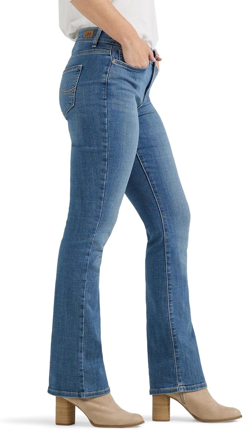Lee Women’s Ultra Lux Comfort with Flex Motion Bootcut Jean(Majestic ...