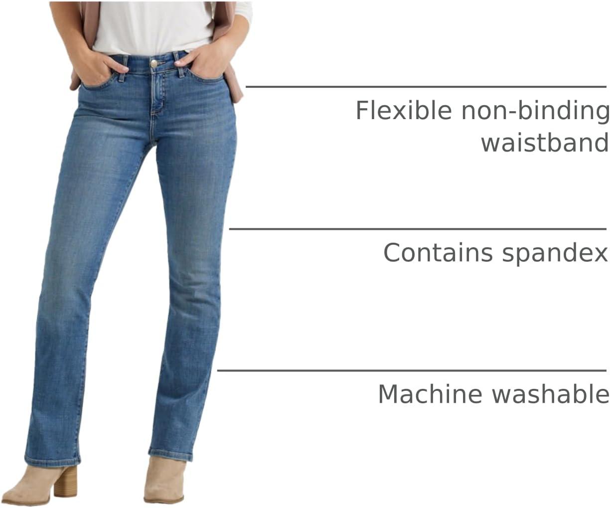 Lee Women’s Ultra Lux Comfort with Flex Motion Bootcut Jean(Majestic ...