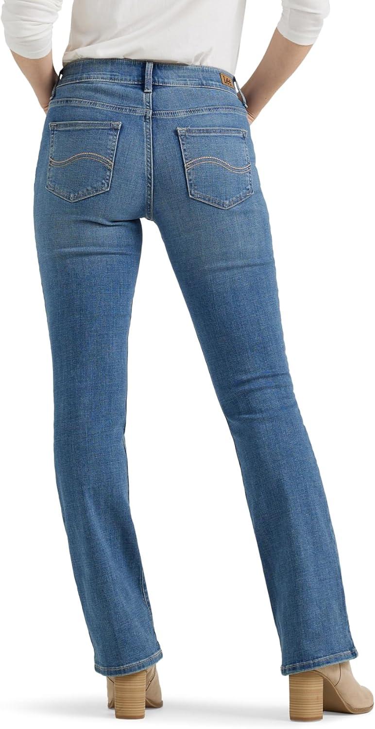 Lee Women’s Ultra Lux Comfort with Flex Motion Bootcut Jean(Majestic ...